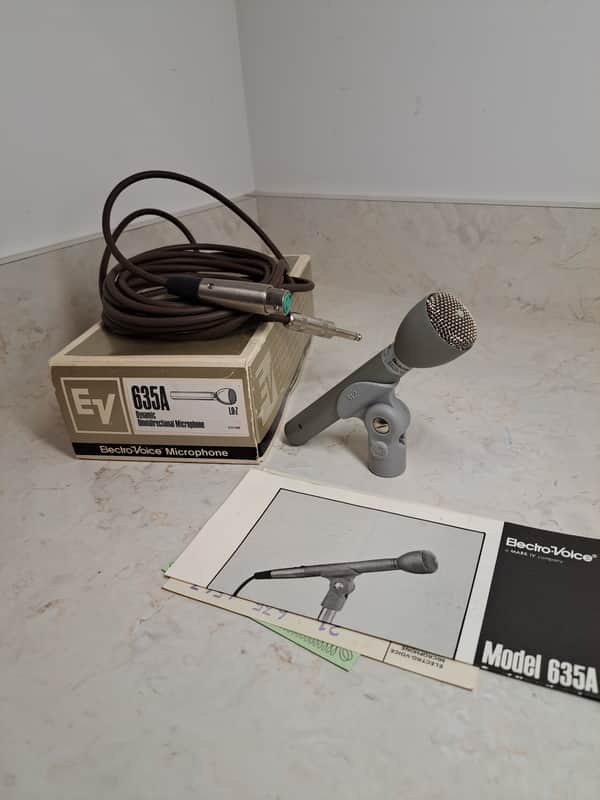 EV ElectroVoice 635A Dynamic Omni Directional Microphone Mic- | Reverb