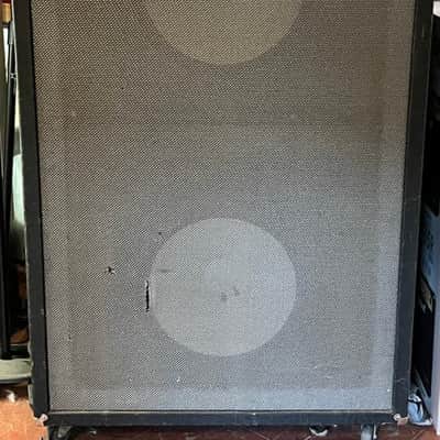 Killer Sunn 2X15 Bass Cabinet 1970's Black Tolex, This | Reverb