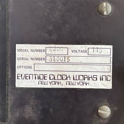 1970s Eventide C200 Rack Module Box 500 Series | Reverb