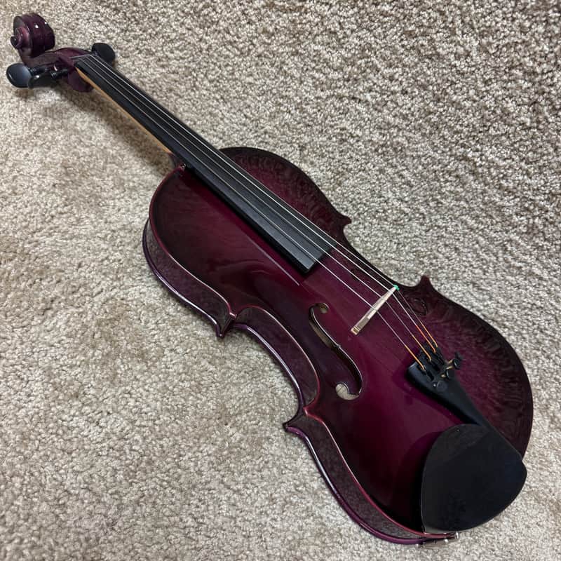 Ventura Violin VLN-2PUR 4/4 Purple w/ Case & Bow | Reverb