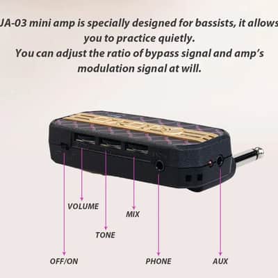 Joyo JA-03 Bass Guitar Headphone Amp for Bass,price include | Reverb