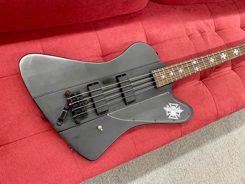 Epiphone Nikki Sixx BlackBird Bass Guitar - Flat | Reverb Australia