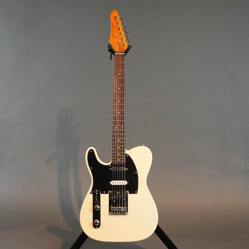 SX Vintage Furrian Tele Nashville Yellow Left Handed - Used | Reverb