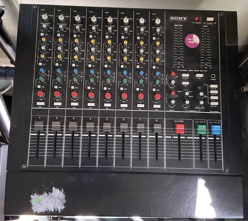 Sony Mx P21 8 Channel Audio Mixer As Is | Reverb