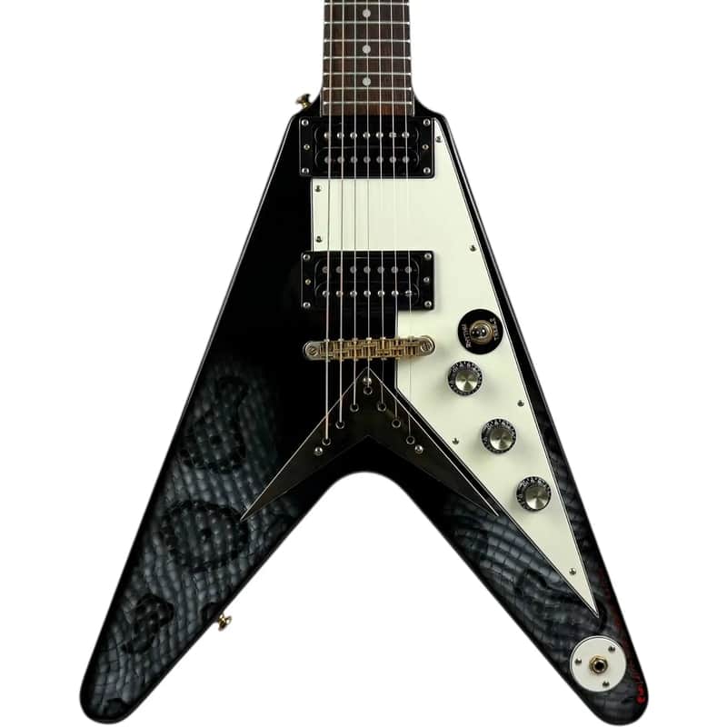Epiphone Flying V 7-String 2000 - Custom Painted | Reverb