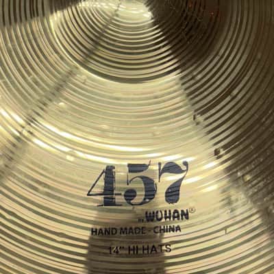 Used 457 Wuhan 14” Pair of Hi-Hat cymbals - sold as is | Reverb