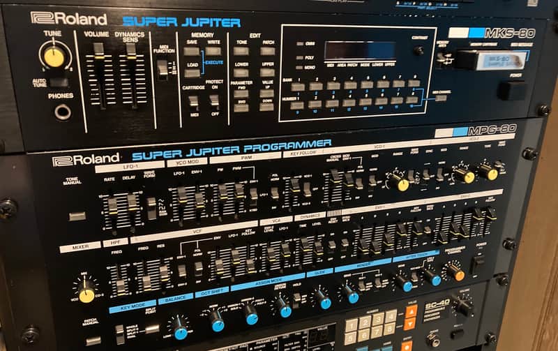 ROLAND MKS-80 SUPER JUPITER ANALOG POLY SYNTH WITH MPG-80 | Reverb UK