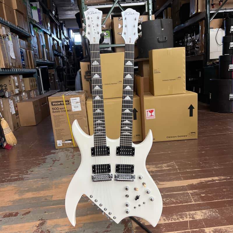 B.C. Rich Double-Neck 6-String/12-String Electric Guitar with | Reverb