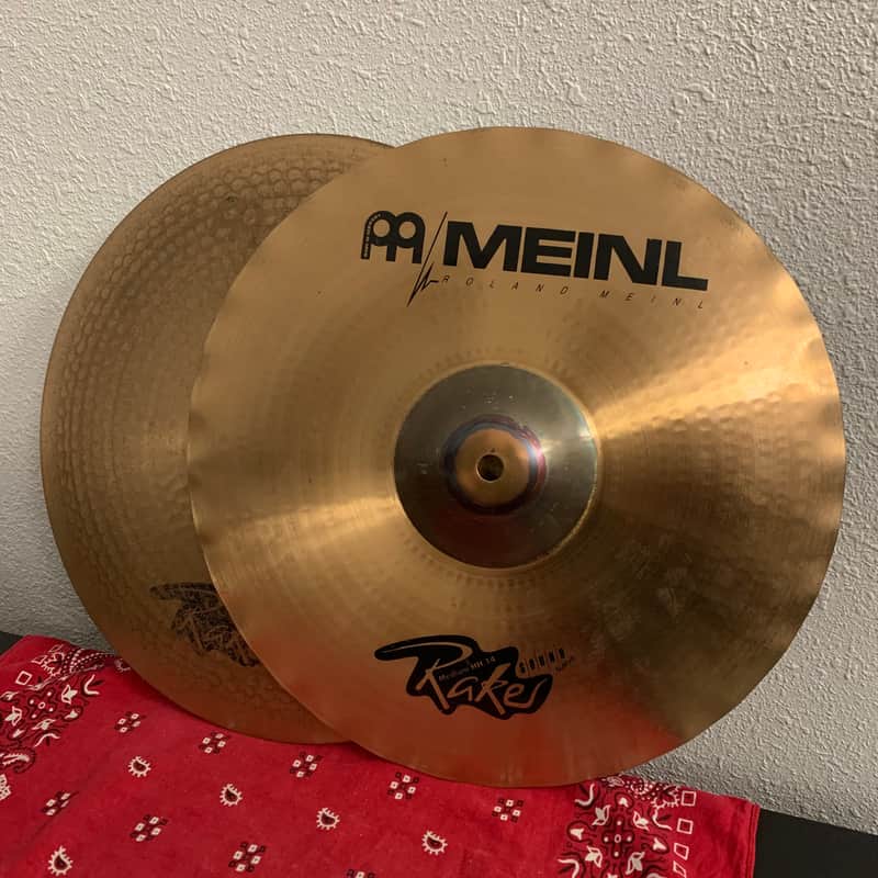 14” Meinl Raker Medium Sound Wave Hi-Hat Cymbals (pair) | Reverb