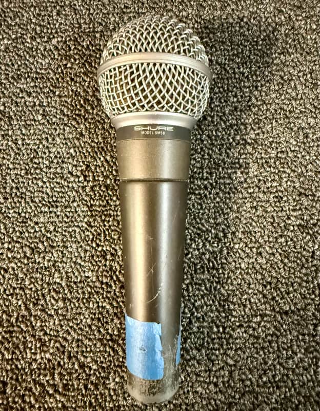 Shure SM58 Cardioid Dynamic Vocal Microphone Vintage Made In | Reverb