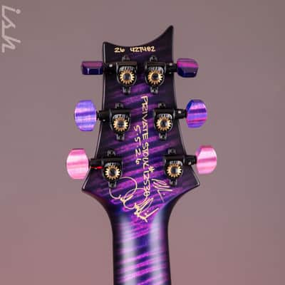 PRS Private Stock Custom 24 Semi-Hollow Replicant Purple Glow | Reverb