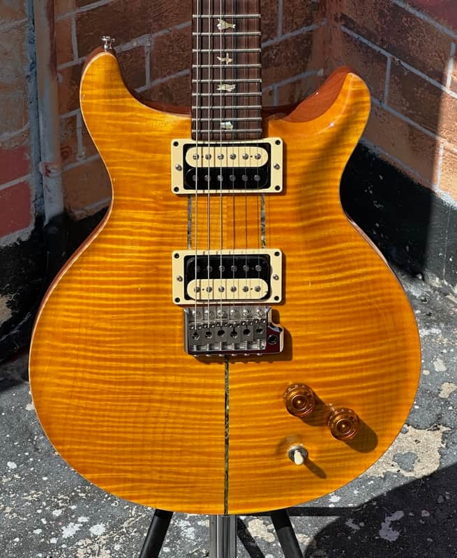 PRS Carlos Santana II 1999 - a stunning Amber | Reverb Australia