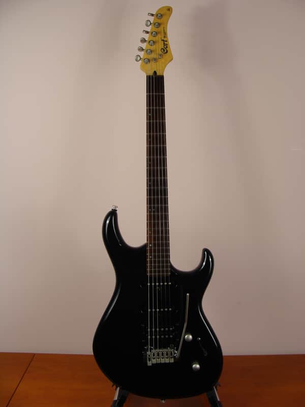 Cort G254 BKM Black Metallic gepfelgte 2008er HSS E-Gitarre - | Reverb