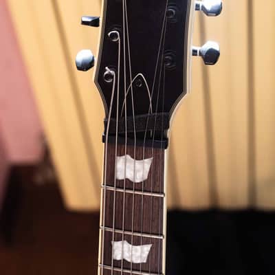 ESP LTD EC-407 - 2014 - Snow White Satin KOREA | Reverb