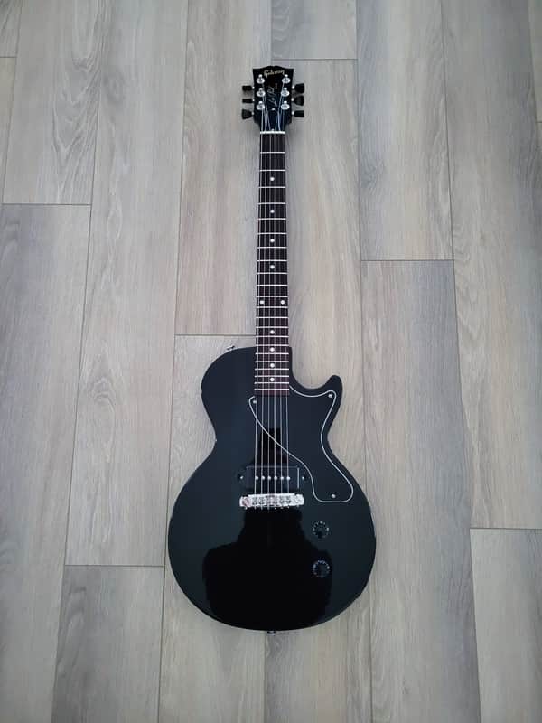 2023 Gibson Les Paul Junior, Modded Upgraded, Ebony Black, | Reverb