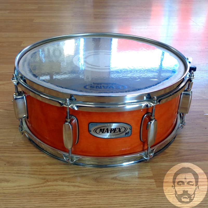 Mapex M Series 14x5.5 Snare Drum - Transparent Orange - w/ | Reverb