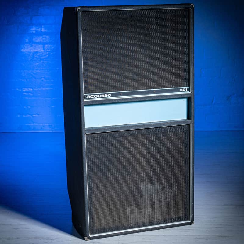 Acoustic 501 1x18 Bass Cabinet Ex Steve Howe YES black 1970 | Reverb
