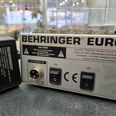 Behringer Eurorack MX802A 8-Input Mixer 2000s - Silver | Reverb