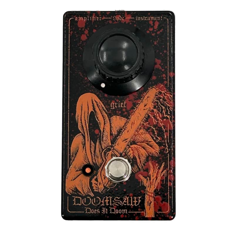 Does It Doom Doomsaw Distortion Pedal - Limited Edition Blood | Reverb