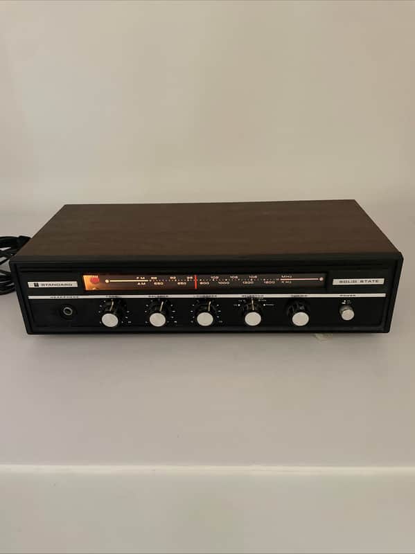 Standard Solid State Rare Vintage Tuner Receiver Wood Grain | Reverb