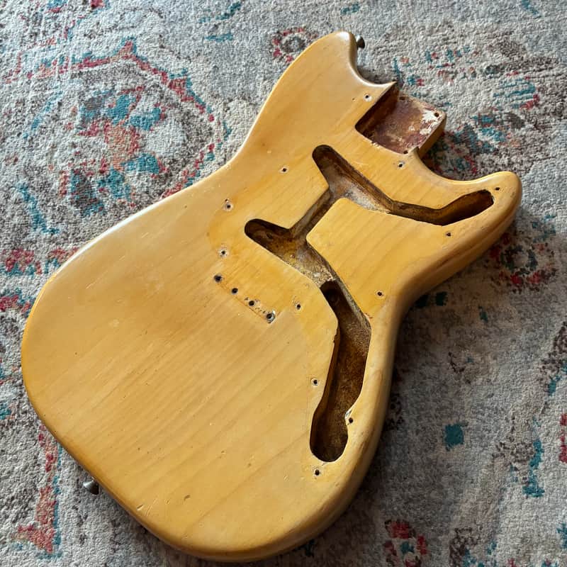 Fender Duo Sonic Music Master Body 1960s - Refin Natural | Reverb