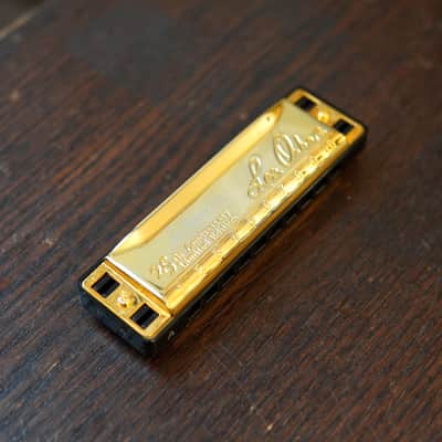 Lee Oskar Japan 25th Anniversary A Major Diatonic Gold | Reverb