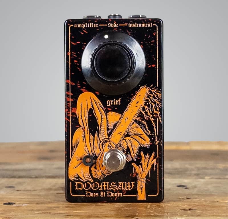 Does It Doom Doomsaw Distortion Pedal - Limited Edition Blood | Reverb