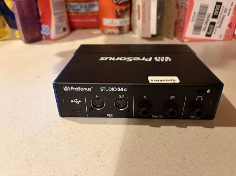 PreSonus Studio 24C 2x2 USB-C Audio / MIDI Interface 2019 - | Reverb