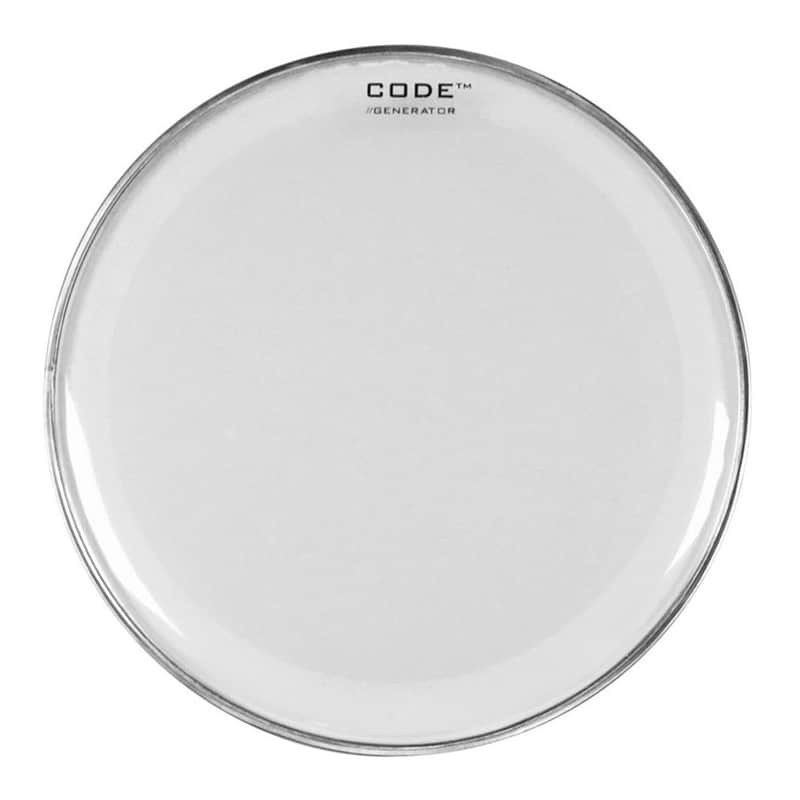 Code Generator Drum Heads - Clear-12" | Reverb