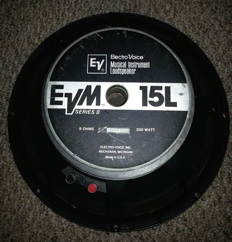 EV Vintage Electro Voice EVM 15L Speaker Series II 15" 8-ohm | Reverb