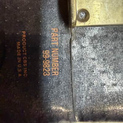 Fender New old stock brass bass bridge base plate 70s-80s - | Reverb