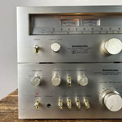 Samsung SA-3500 Integrated Amplifier & TU-3500 AM/FM Tuner | Reverb