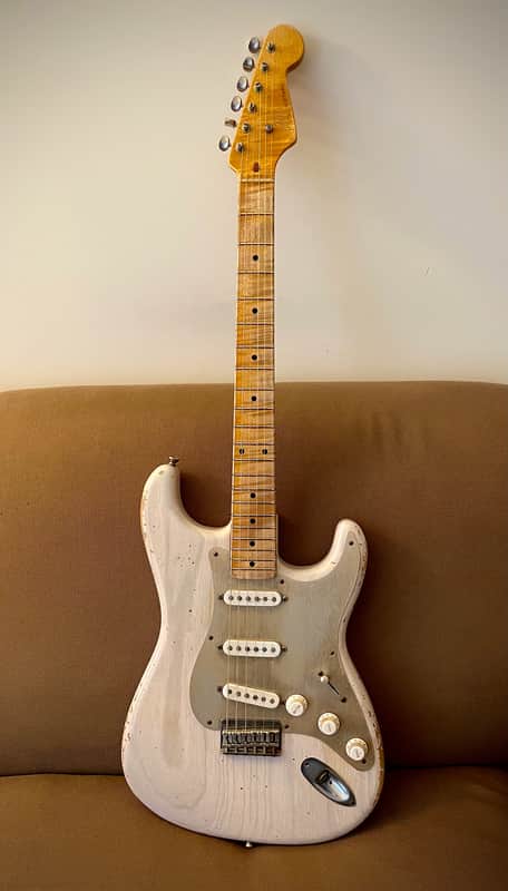 MB Guitars (Mike Bowes) '55 S Style Hardtail (2021) - Aged | Reverb