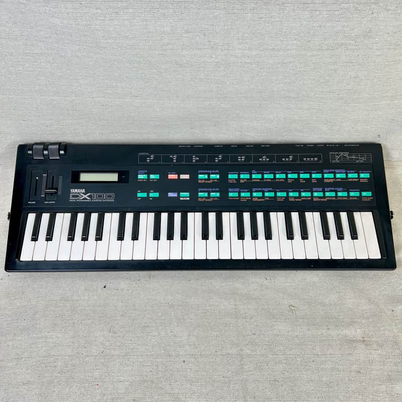 Yamaha DX100 Programmable Algorithm Synthesizer 1986 Keyboard | Reverb