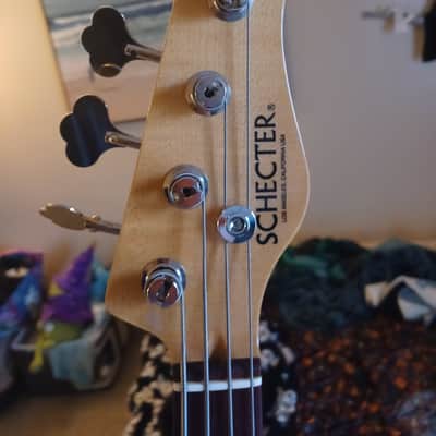 USA CS Schecter Baron - Trans red | Reverb