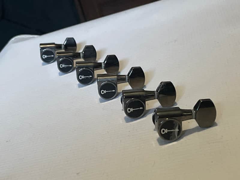 MIM Charvel Pro Mod 2H Cosmo Black Tuners Tuning Pegs 6 In | Reverb