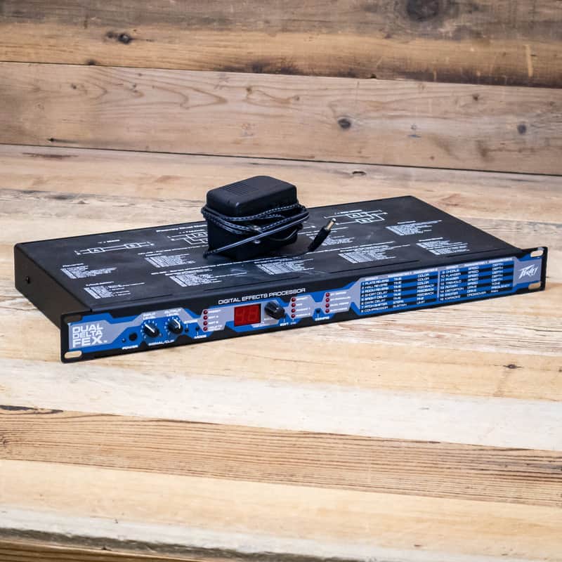 Peavey Dual DeltaFex Stereo Effects Rack Processor Delta-Fex | Reverb