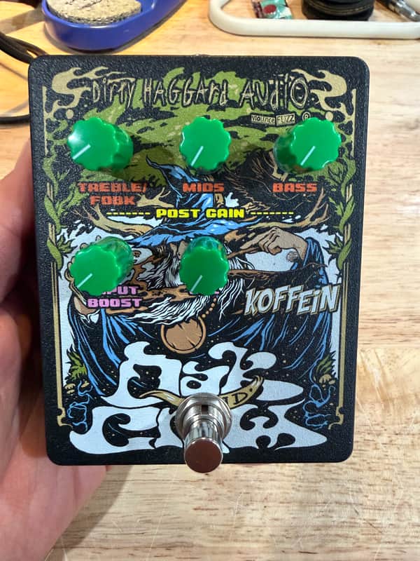 Dirty Haggard Audio Koffein Oak and Crow Edition Fuzz Pedal | Reverb