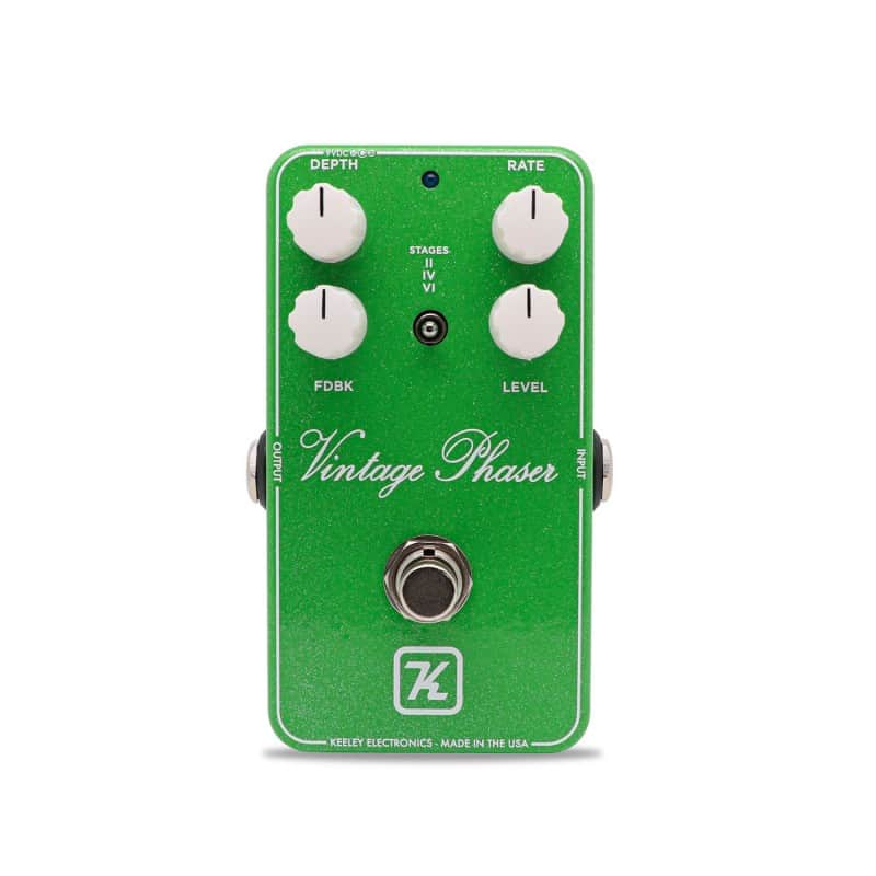 Keeley Vintage Phaser Green Custom Shop LTD | Reverb