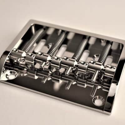 Gibson Grabber & G3 Style Replacement Bridge - Bright Nickel | Reverb