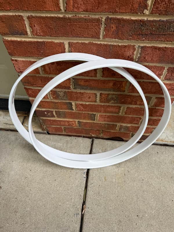 Vintage Camco 20” Maple Bass Drum hoops | Reverb