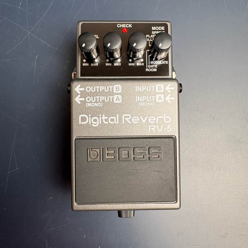 Boss RV-5 Digital Reverb (Dark Gray Label) 2002 - 2015 - Grey | Reverb