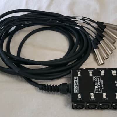 SH-8X0-25 Pro-Conex Little Bro' Sub Snake, 8 XLR Sends 25 | Reverb