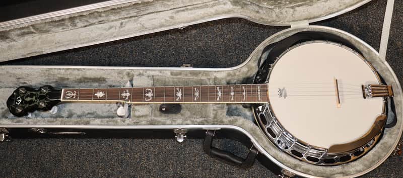 Fender FB58 Deluxe Resonator 5-string Banjo with case used | Reverb
