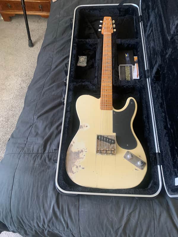 Striker 49 Prototype Esquire Snakehead 2025 - Aged White | Reverb