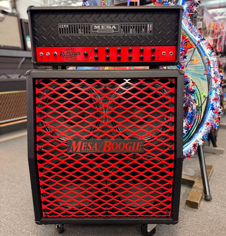 Mesa Boogie 90’s Dual Rectifier 100 Watt Tube Head and Split | Reverb