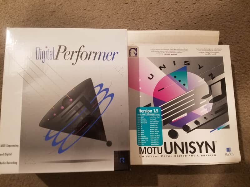 MOTU Digital Performer 2.61 with Unisyn Vintage | Reverb