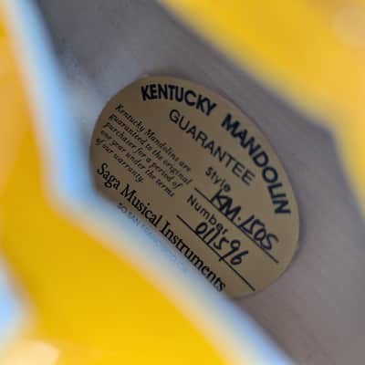 Kentucky Mandolin KM-1505 Master Model A Style | Reverb
