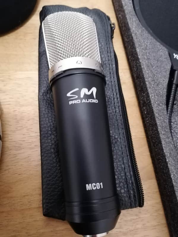 Kit SM Pro Audio MC01 Condenser Microphone, Headphones, | Reverb