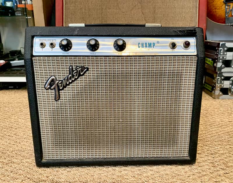 Fender Champ 1976 Silverface | Reverb